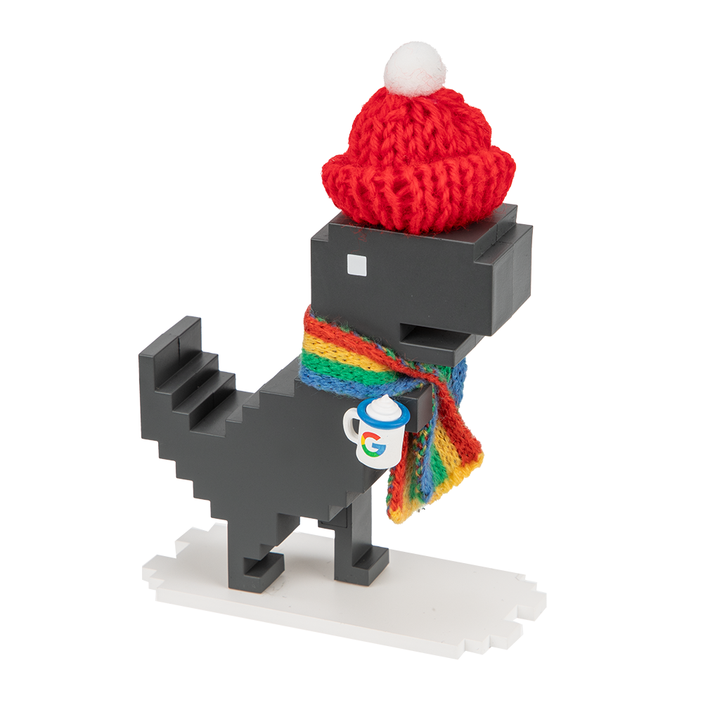 Chrome Dino Collectable Figurines - Google Merch Shop